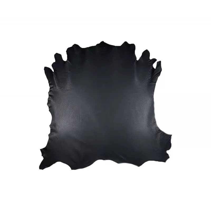 Calf leather - Natural grain - Black