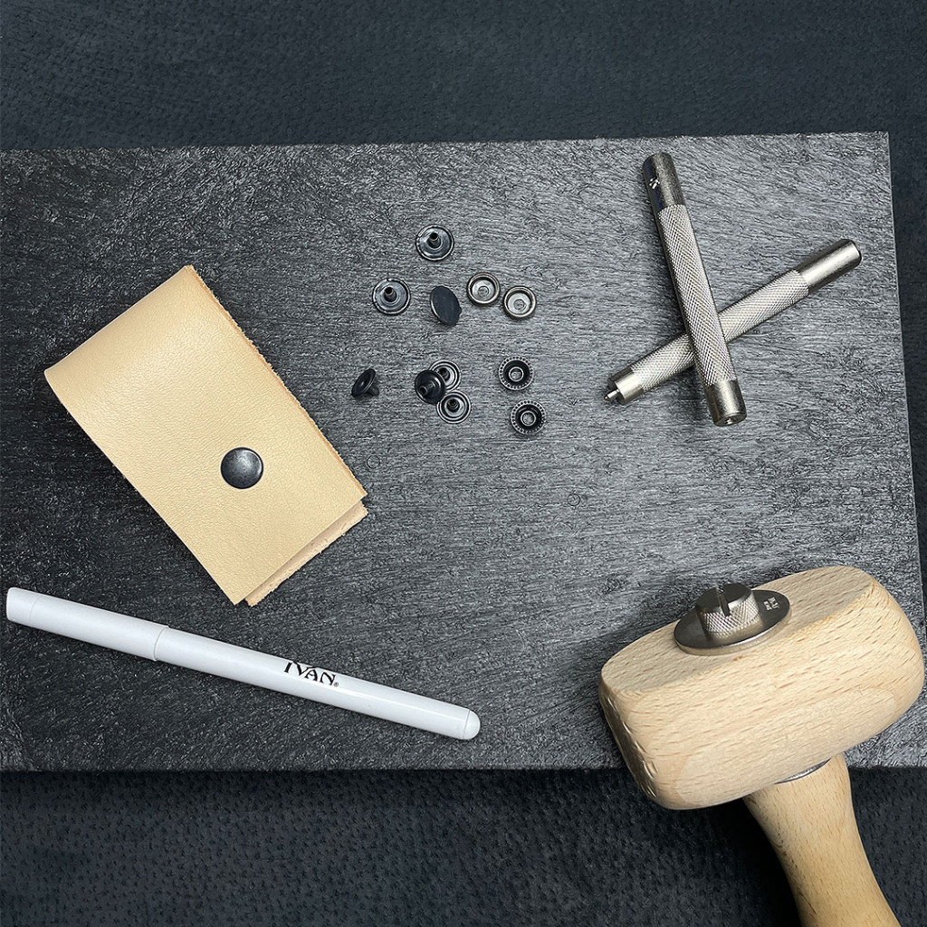 Tuto: How to apply a “strong” button press on a leather?